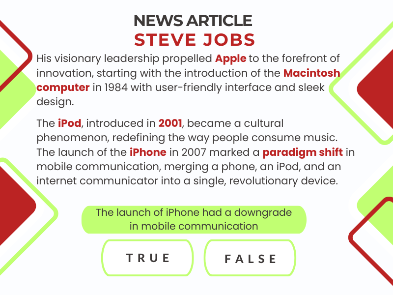 AI-Powered True False Quiz Generator
